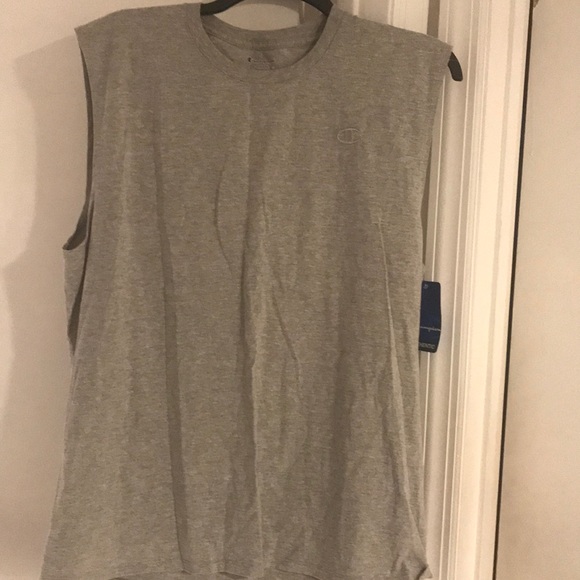 Champion | Shirts | Champion Mens Grey Muscle Tee Size Xl | Poshmark